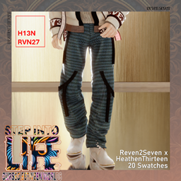 Child's Techwear Tactical Nylon Strap Cyberpunk Trousers - The Sims 4 ...