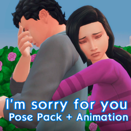 I'm sorry for you - Pose Pack + Animation - The Sims 4 Mods - CurseForge