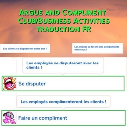 Mod Argue and Compliment Club/Business Activities par Waffle - Trad FR ...