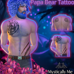 Papa Bear Tattoo - Files - The Sims 4 Create a Sim - CurseForge