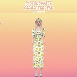Pastel Sunset CAS Background - Files - The Sims 4 Mods - CurseForge