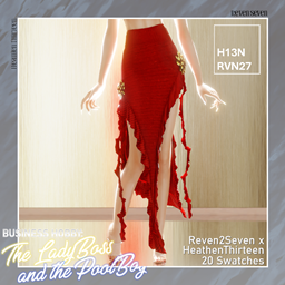 Flower Embellished Ruffles Side Split Sling Dress - The Sims 4 Create a ...