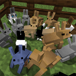 Bunny Variants With Better Eyes - Minecraft Resource Packs - CurseForge