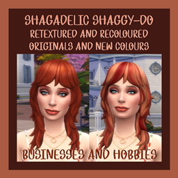 Shagadelic Shaggy Hair Retextured and Recoloured - Gallery - The Sims 4 ...