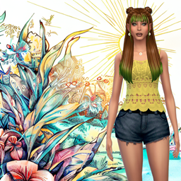 Lace Tank Top - The Sims 4 Create a Sim - CurseForge