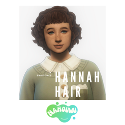 Hannah Hair CC - The Sims 4 Create a Sim - CurseForge