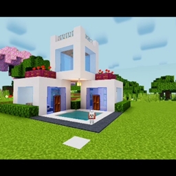 Cubical House🏠 - Minecraft Bedrock Maps - CurseForge