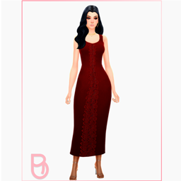 Woman Dress - Hannah - Version 1 - Gallery - The Sims 4 Create a Sim ...