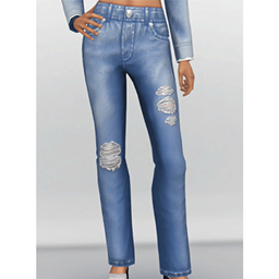 Ripped Jeans (Caiocc) - The Sims 4 Create a Sim - CurseForge
