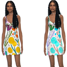 Let's Have A Spaghetti Dress Spring - Files - The Sims 4 Create a Sim ...