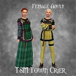 TSM Town Crier for Adult Female - The Sims 4 Create a Sim - CurseForge