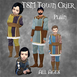 TSM Town Crier Outfit Plain - The Sims 4 Create a Sim - CurseForge