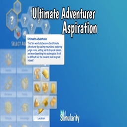 Simularity Ultimate Adventurer Aspiration / translation spanish by Monisims - The Sims 4 ...