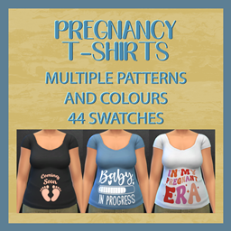 Cute Pregnancy T-Shirts - Gallery - The Sims 4 Create a Sim - CurseForge