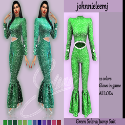 Green Selena Full Body Jumpsuit ( Villa Real Convention Center ...