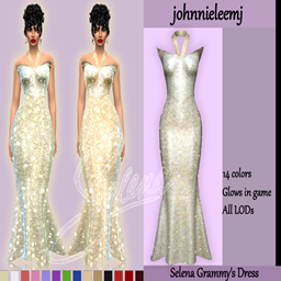 Selena Grammys Dress ( Grammys 1994 ) - The Sims 4 Create a Sim ...