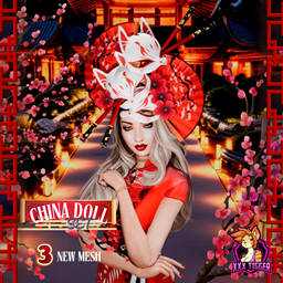 China Doll Set-HEADPIECE - The Sims 4 Create a Sim - CurseForge