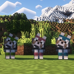 Colourful Wolf Armour - File - Minecraft Resource Packs - CurseForge