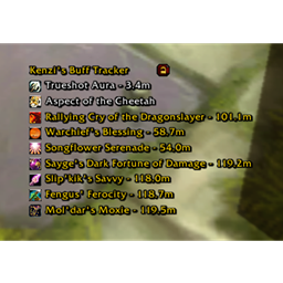 Kenzi's Buff Tracker - World of Warcraft Addons - CurseForge