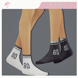 Sporty 80 Crew Socks - Files - The Sims 4 Create a Sim - CurseForge