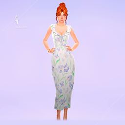 Woman Gown - Kenay - Version 2 - The Sims 4 Create a Sim - CurseForge