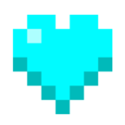 Turquoise Hearts Blue - Minecraft Resource Packs - CurseForge