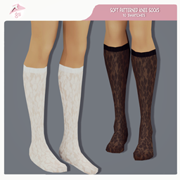 Soft Patterned Knee Socks - Files - The Sims 4 Create a Sim - CurseForge