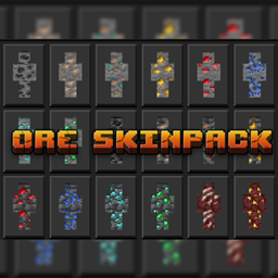Ore Skinpack - File - Minecraft Bedrock Skins - CurseForge