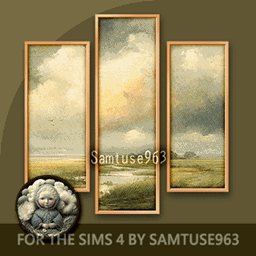 HQ Before Storm Triptych #1 Sellable Extra B Samtuse963 - The Sims 4 Build / Buy - CurseForge