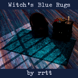 [Witch's Atelier] Blue Rug 001 - The Sims 4 Build / Buy - CurseForge
