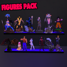 Figures pack by Jochi - Files - The Sims 4 Build / Buy - CurseForge