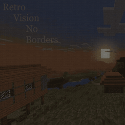 Retro vision no borders light & dark version - Minecraft Bedrock Texture Packs - CurseForge
