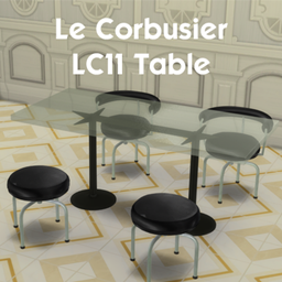 Le Corbusier LC11 Table - Files - The Sims 4 Build / Buy - CurseForge