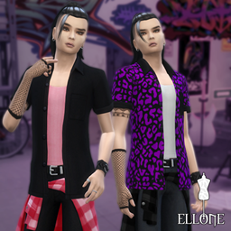 Adam Shirt (Mix Tape Collection) - The Sims 4 Create a Sim - CurseForge