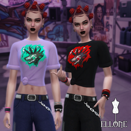 Ginger T-shirt (Mix Tape Collection) - The Sims 4 Create a Sim - CurseForge