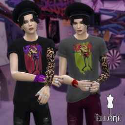 Iggy T-shirt (Mix Tape Collection) - The Sims 4 Create a Sim - CurseForge