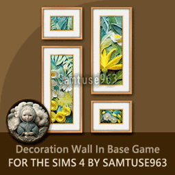 HQ Paper Craft Art Collage Frame Painting #1 Sellable Samtuse963 - The Sims 4 Build / Buy ...