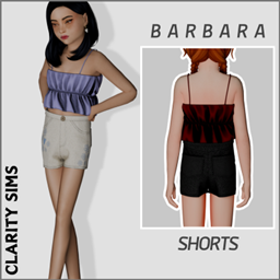 Barbara - Shorts Child - The Sims 4 Create a Sim - CurseForge