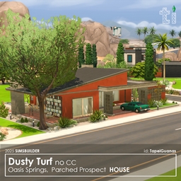 TapeiGuanas - 2025 - Dusty Turf - The Sims 4 Rooms / Lots - CurseForge