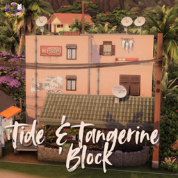 Tide & Tangerine Block — Rentals & Laundry Lot 🍊🏠 - The Sims 4 Rooms / Lots - CurseForge