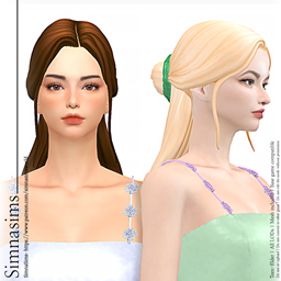 Sojin Hair & Norigae Scrunchie - The Sims 4 Create a Sim - CurseForge