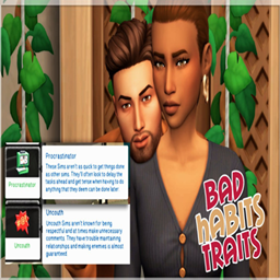 Bad Habits Trait Pack por thatssojordy / Translated to Spanish by ...