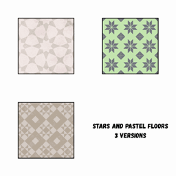 Stars and Pastel Linoleum - File - The Sims 4 Build / Buy - CurseForge