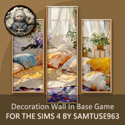 HQ Cozy Indoor Triptych #4 Sellable Extra B Samtuse963 - The Sims 4 Build / Buy - CurseForge