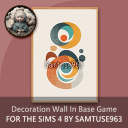 HQ Minimalist Geometric Painting #2 Sellable Extra A Samtuse963 - The Sims 4 Build / Buy ...