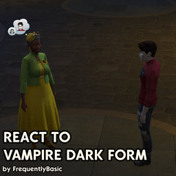React to Vampire Dark Form - Files - The Sims 4 Mods - CurseForge
