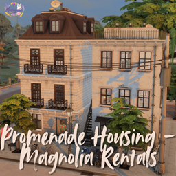 Promenade Housing - Magnolia Rentals - The Sims 4 Rooms / Lots - CurseForge