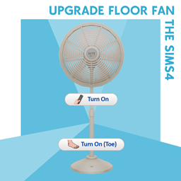 FinJingSims - Upgrade Floor Fan - The Sims 4 Mods - CurseForge
