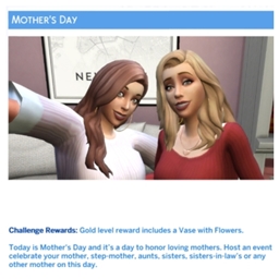 🌸🌸Mother's Day Event — Family Event by KiaraSims4Mods — Spanish ...