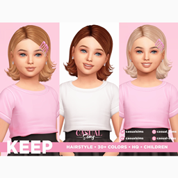 Casual Sims - Keep Hairstyle For Children - The Sims 4 Create a Sim ...